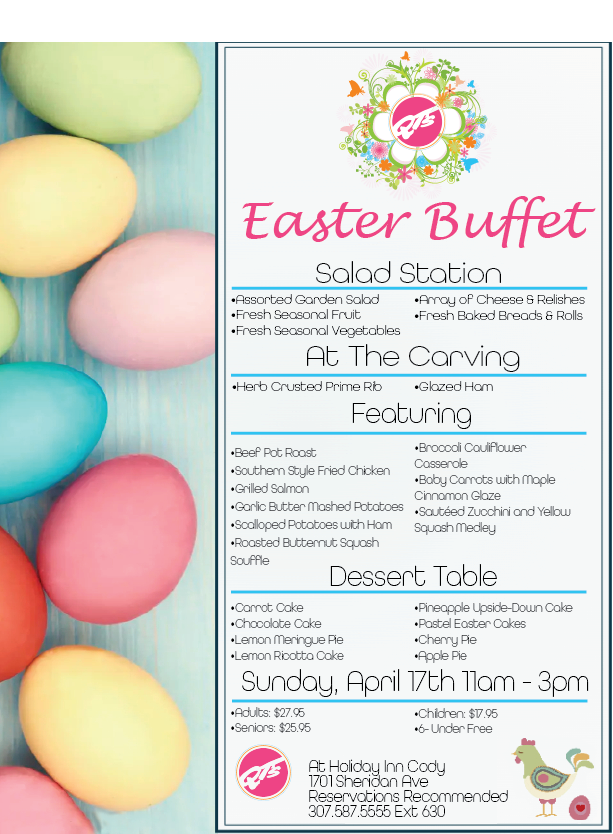QT's Easter Buffet - Cody Journal