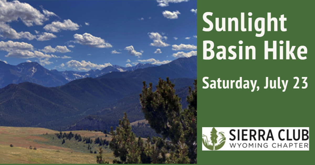 Sierra Club: Sunlight Basin Hike - Cody Journal