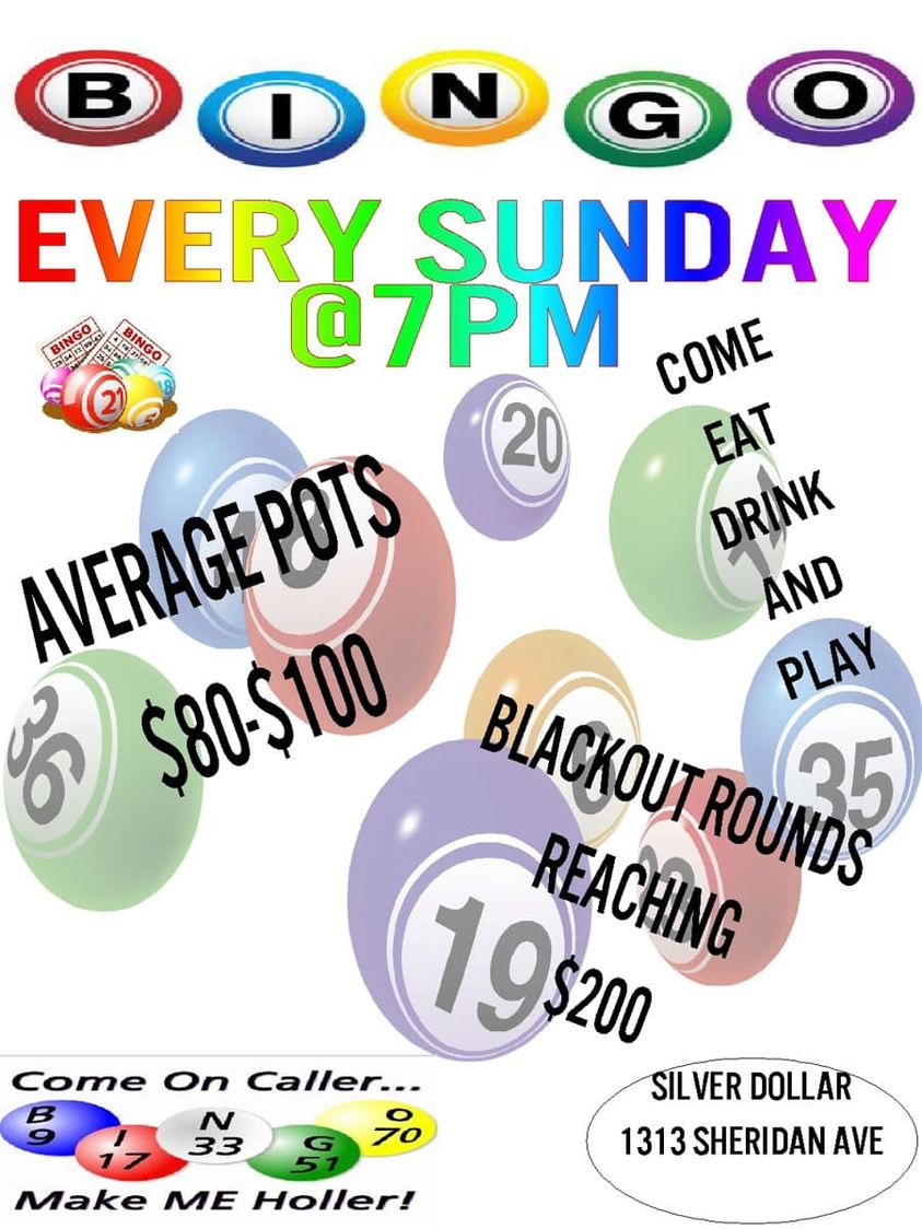 Sunday Night Bingo - Cody Journal