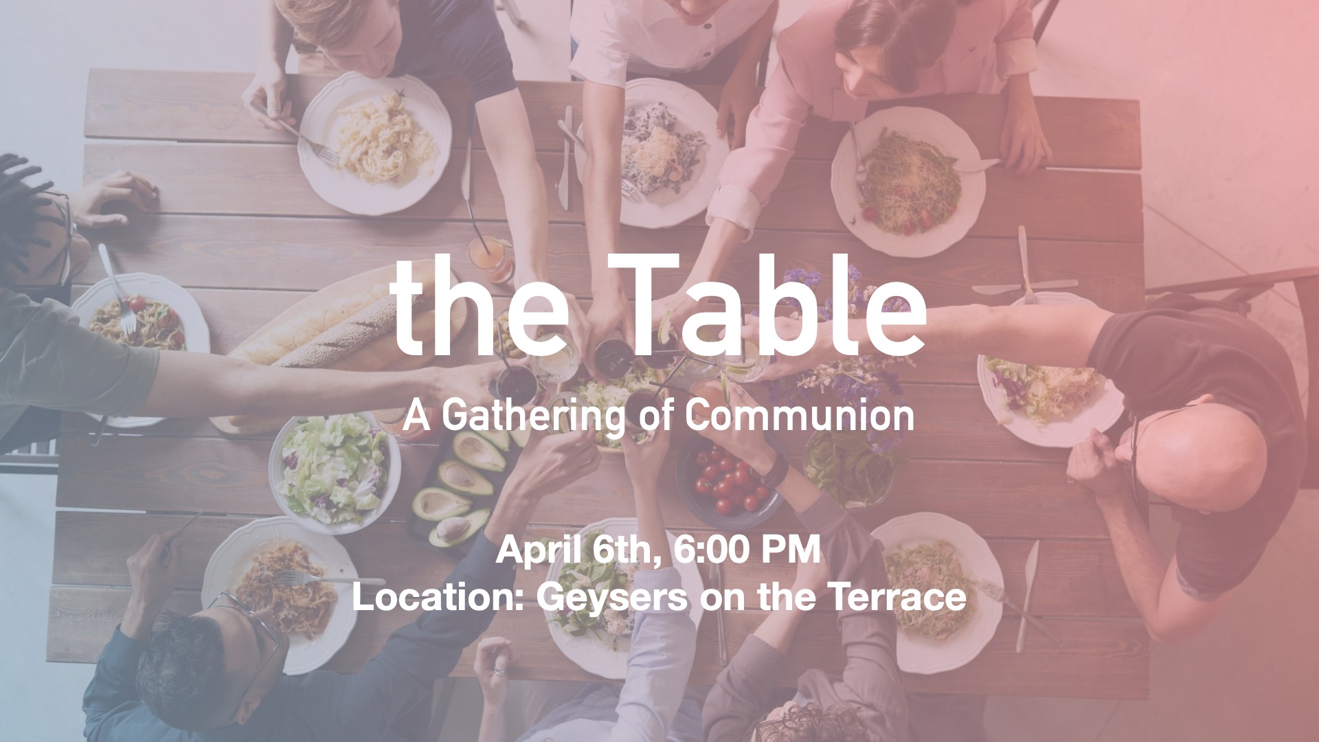 The Table: A Gathering of Communion - Cody Journal