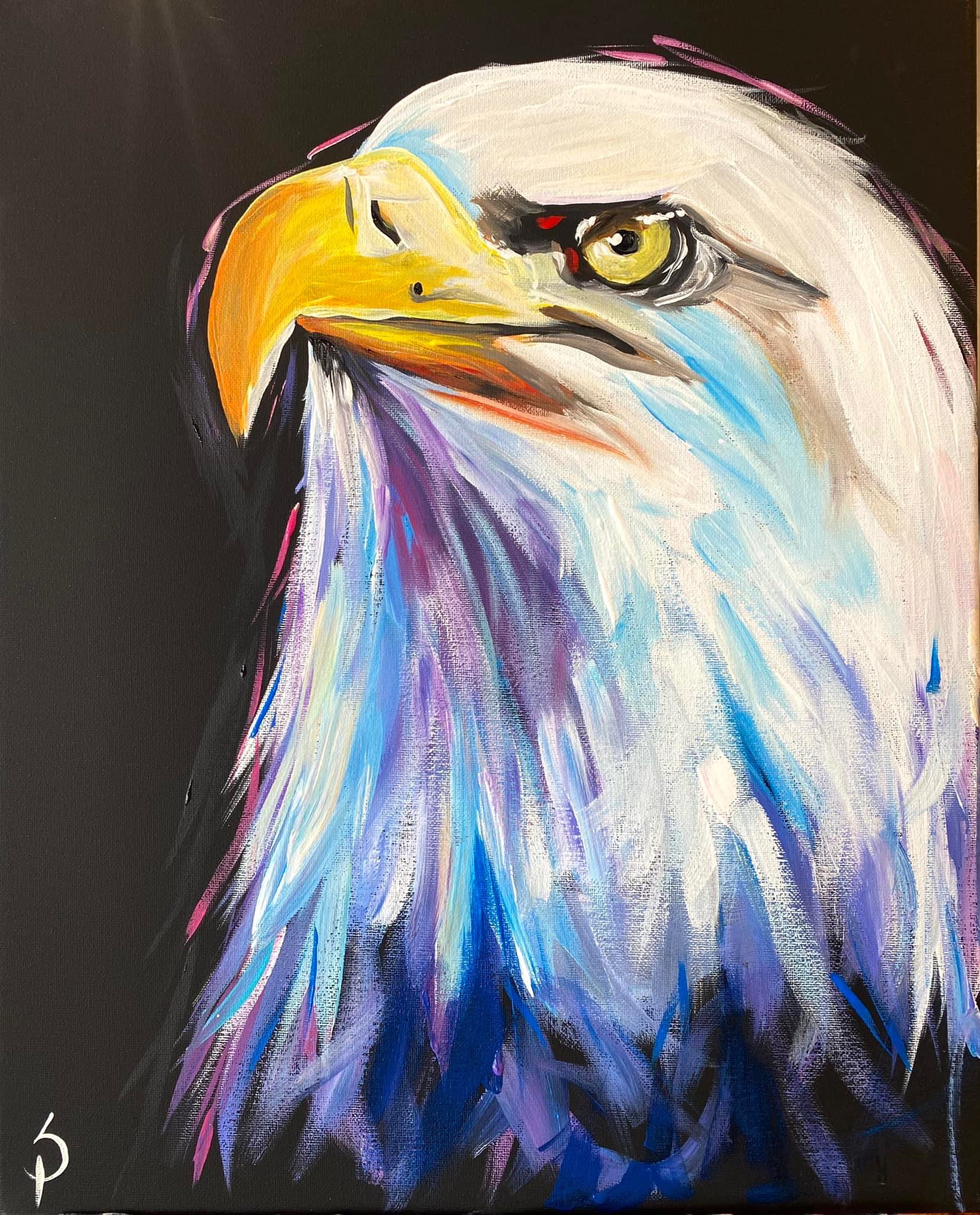 Shark's Peak Sip & Paint: Eagle - Cody Journal