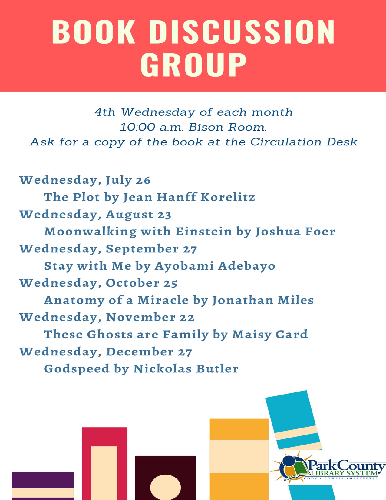 Book Discussion Group: Anatomy of a Miracle - Cody Journal