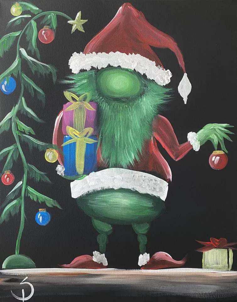 Sip & Paint: Grinch Gnome - Cody Journal