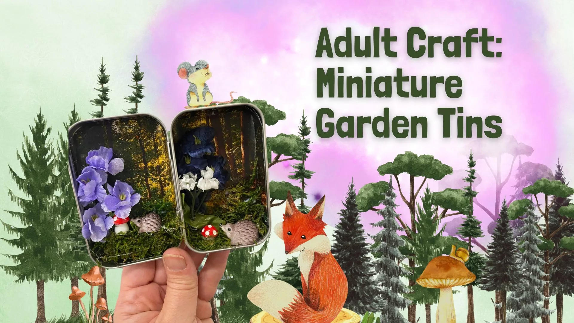 Library Adult Craft: Miniature Garden Tins - Cody Journal
