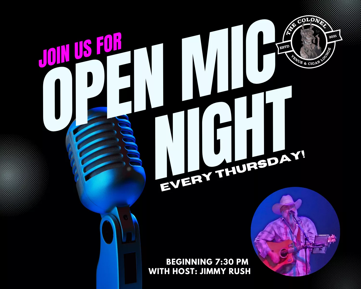 Open Mic with Jimmy Rush - Cody Journal