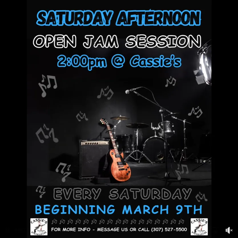 Saturday Afternoon Open Jam Session - Cody Journal - Cody Calendar
