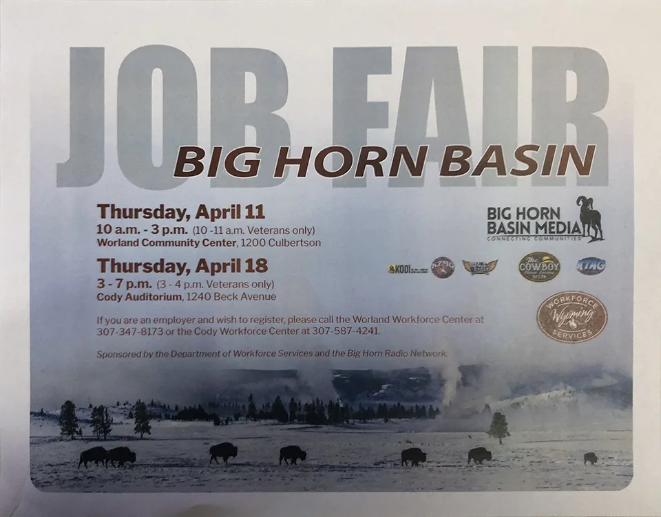 🌟Big Horn Basin Job Fair - Cody Journal