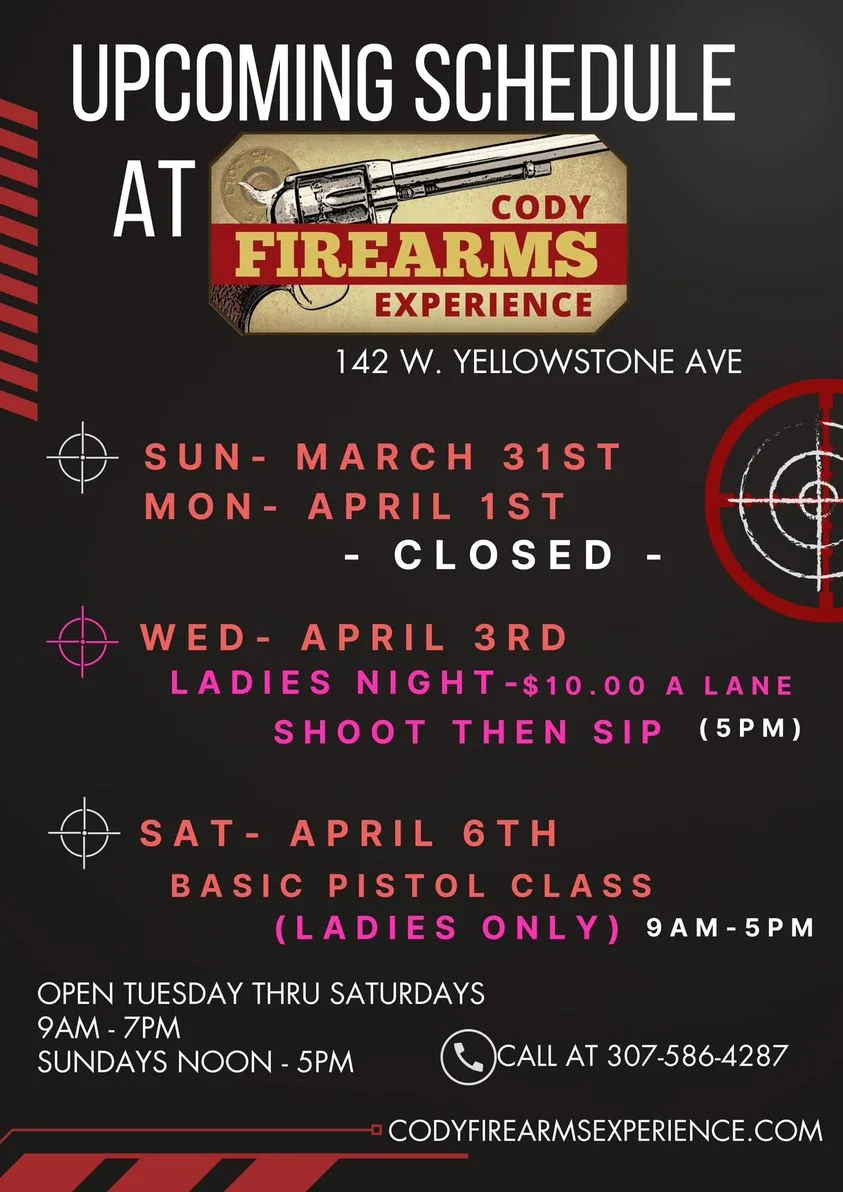 Ladies Only Basic Pistol Class - Cody Journal