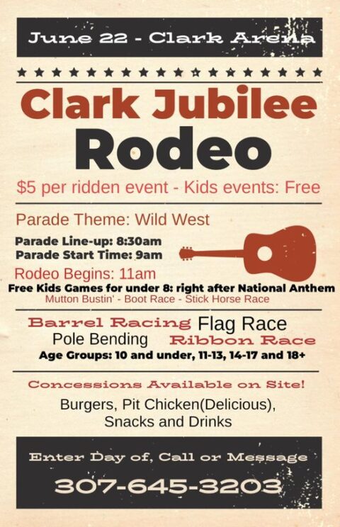 Clark Jubilee Rodeo - Cody Journal