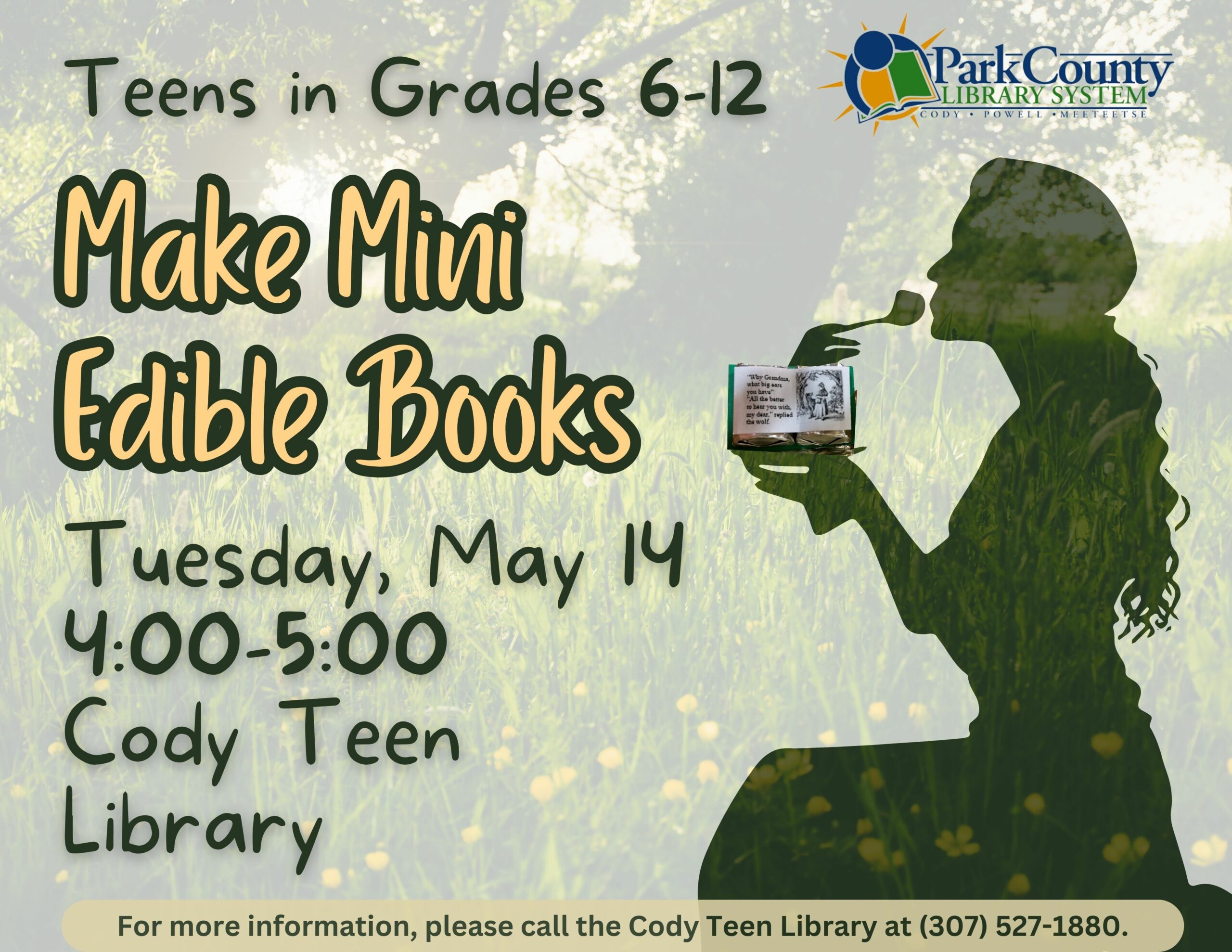 Teens Make Mini Edible Books - Cody Journal