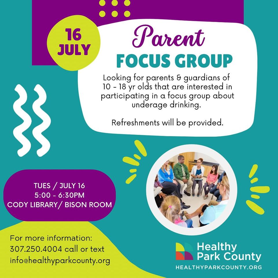 Parent Focus Group: Underage Drinking - Cody Journal